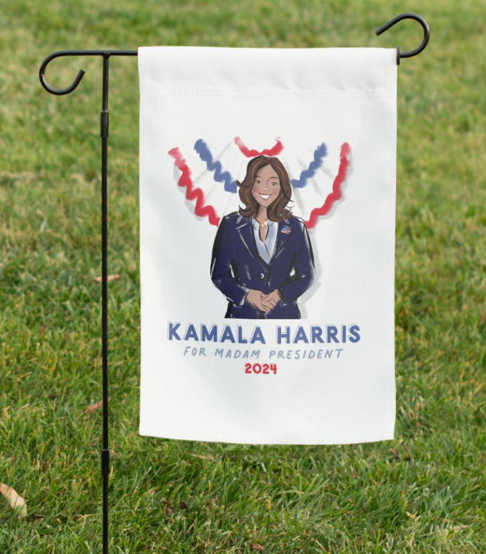 Kamala Harris 2024 Lawn Signs & Lawn Flags (Different Styles ...