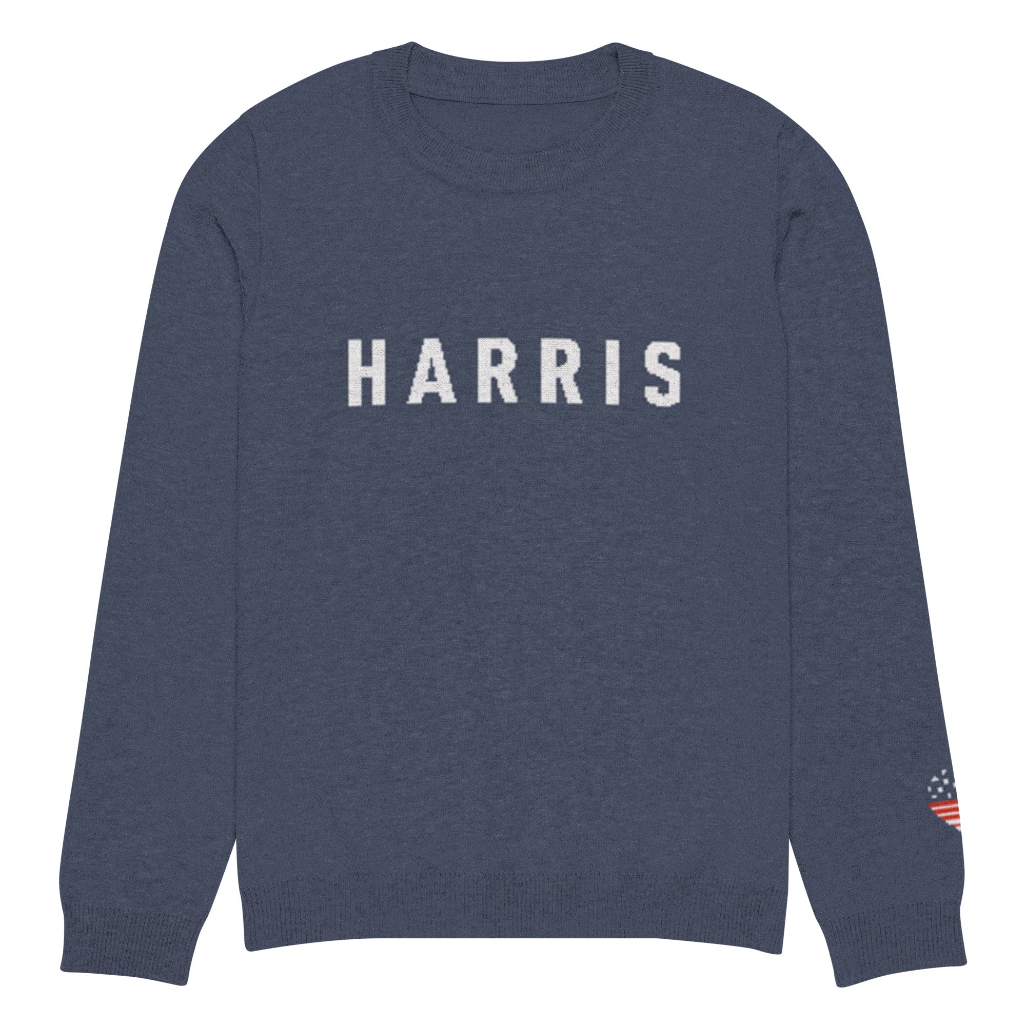 Harris 2024 Intarsia Cotton Knit Crew Navy – Jennifer Vallez