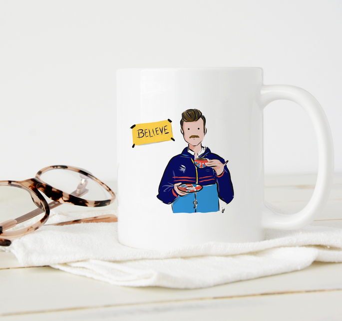 Ted Lasso Believe Mug – Jennifer Vallez