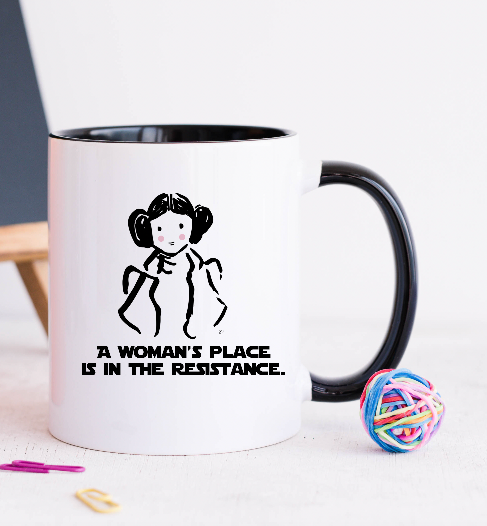 Princess Leia Resistance Mug – Jennifer Vallez