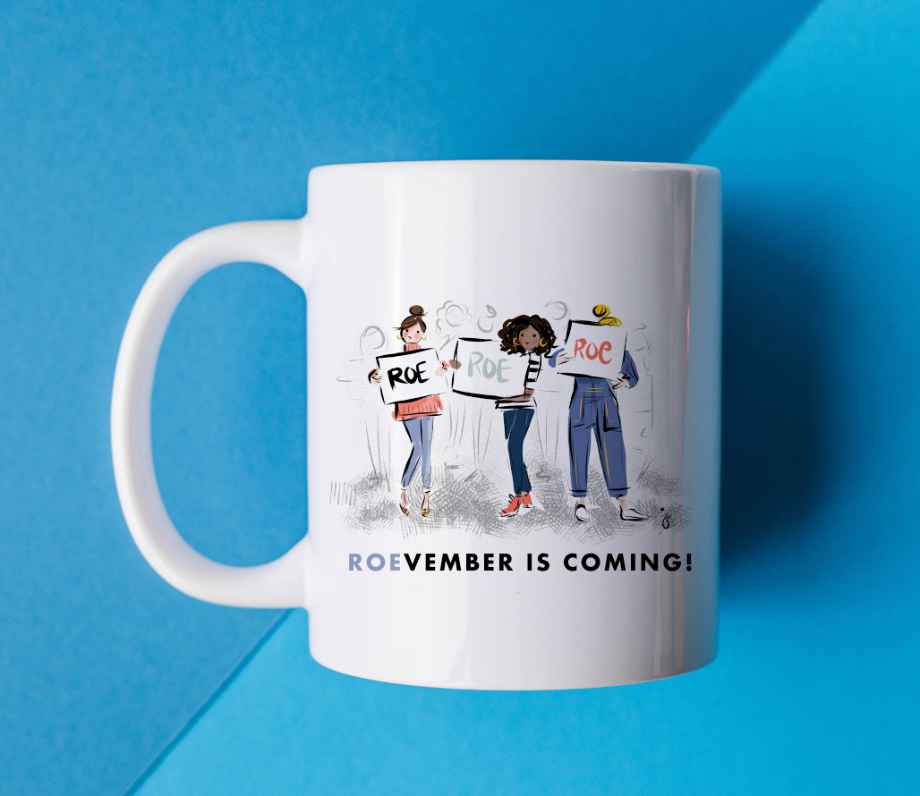 Roe Roe Roe Mug – Jennifer Vallez