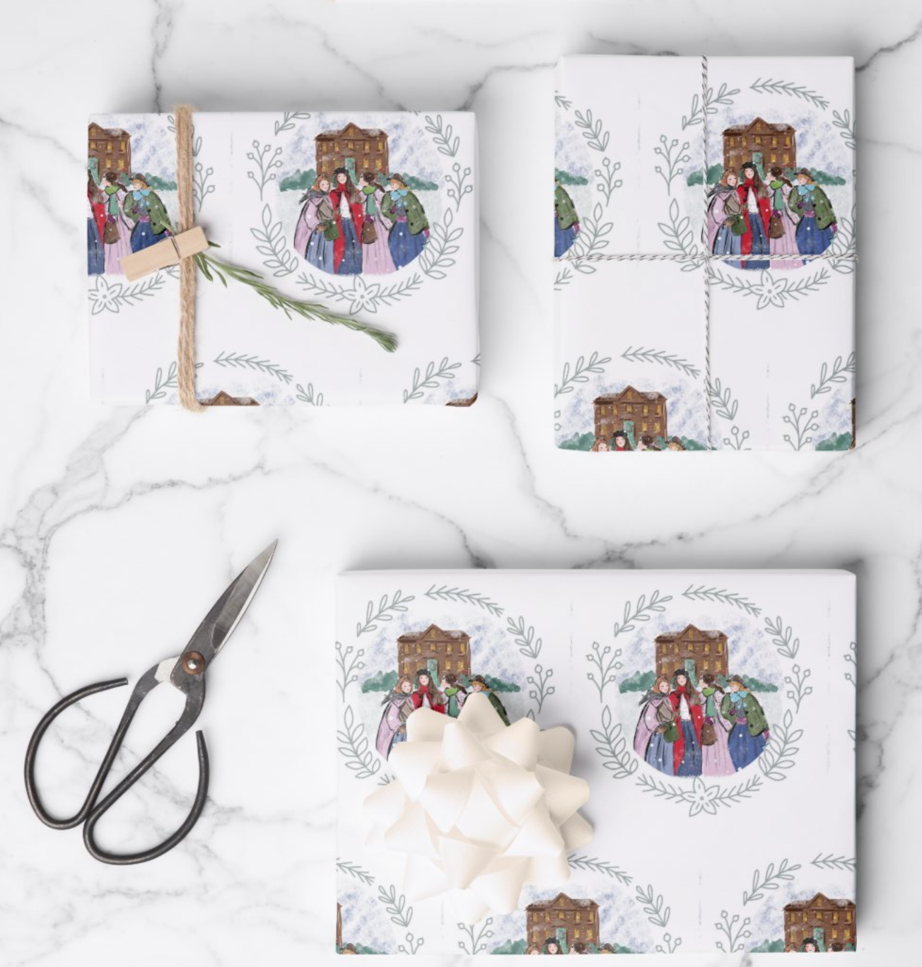 Little Women Gift Wrap Sheets – Jennifer Vallez