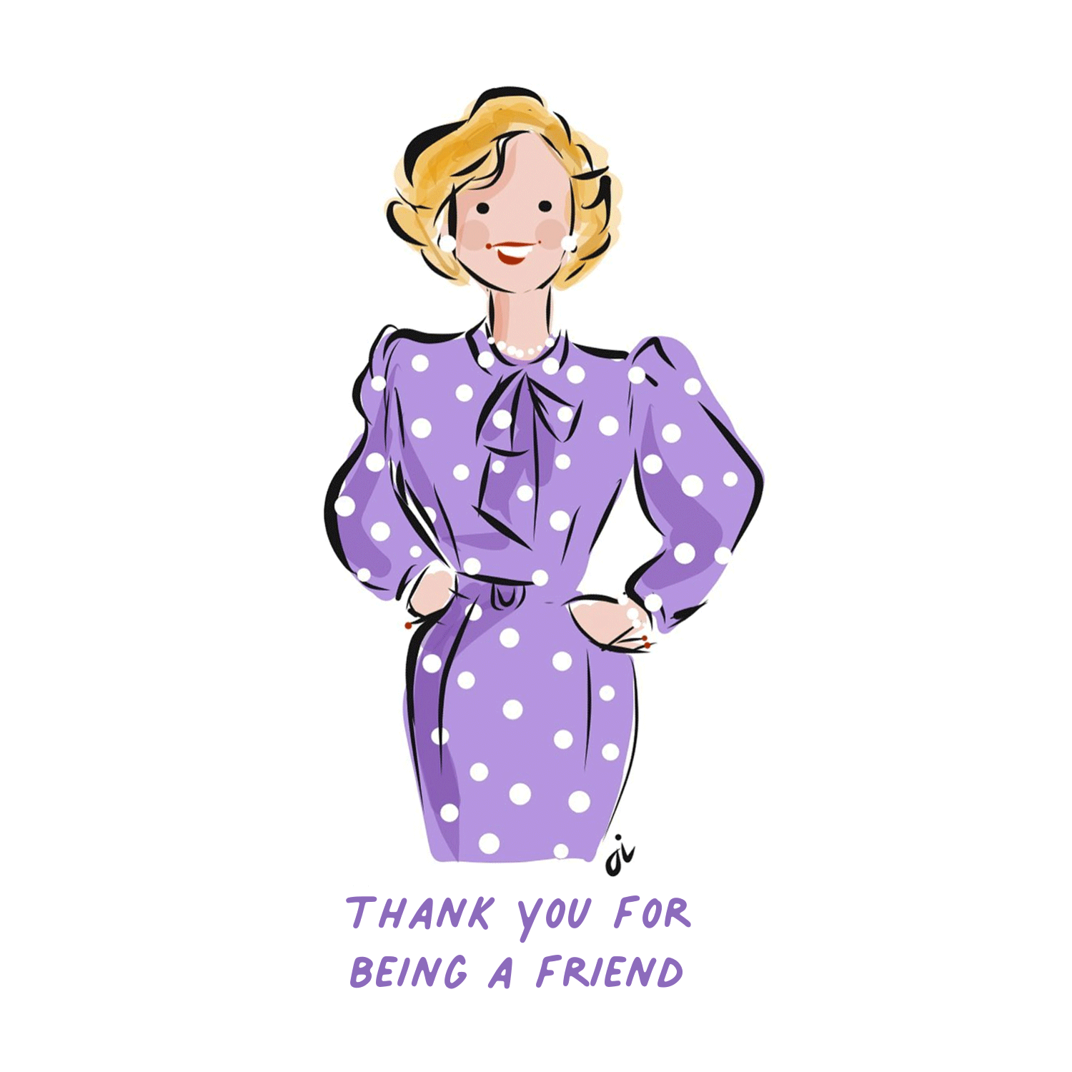 Betty White sticker – Jennifer Vallez